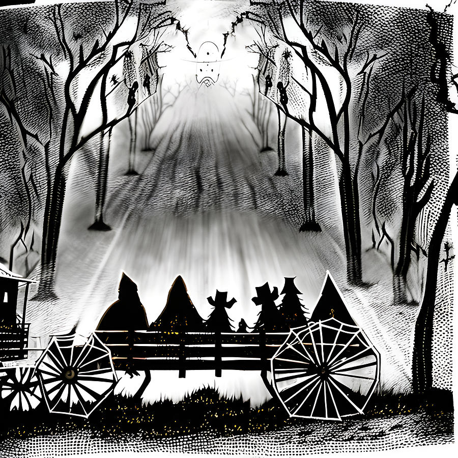 Haunting Twilight Ride Digital Art by Evan Brown - Fine Art America Haunting Twilight Ride Digital Art by Evan Brown - Fine Art America