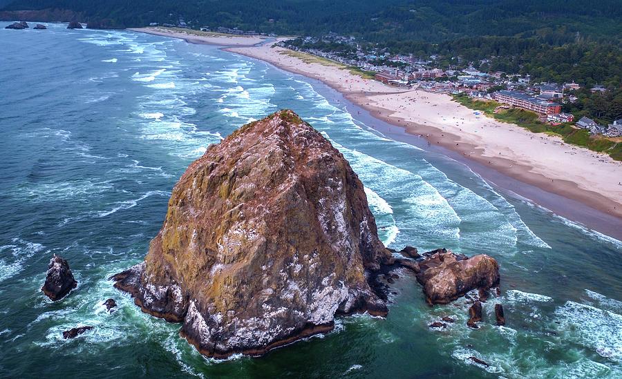 Haystack Rock Photograph by Gavin the Lion