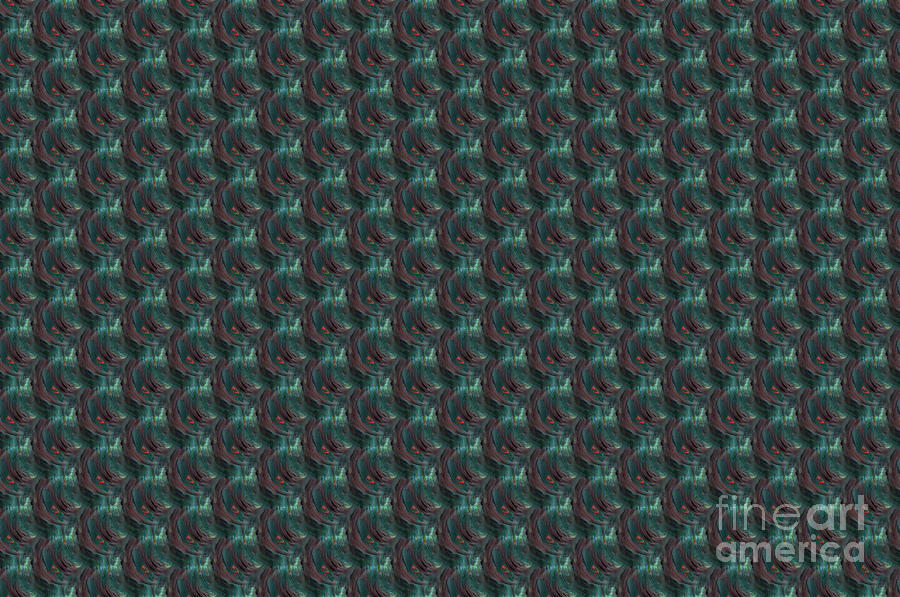 HB Inverted Blue Pattern Painting by James McCormack - Fine Art America