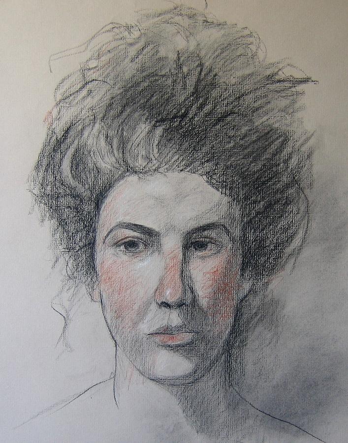 Head Study Drawing by Edd Hoffman - Fine Art America