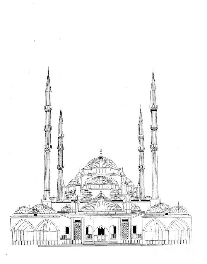 Heart of Chechnya - Unfinished Black and White Version Drawing by ...