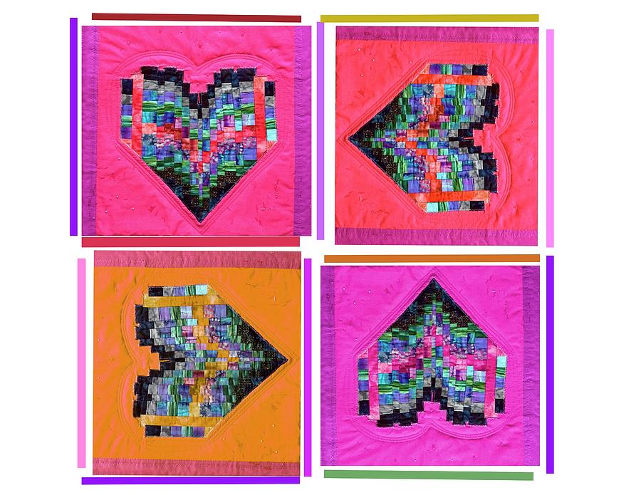 Hearts Tapestry - Textile by Julia Muench - Fine Art America