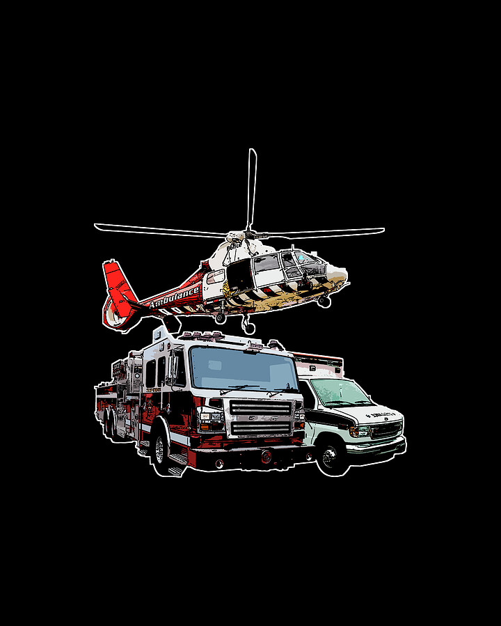 Helicopter Pilot Heli - Aviator Copter Helicopter Ems Digital Art by ...