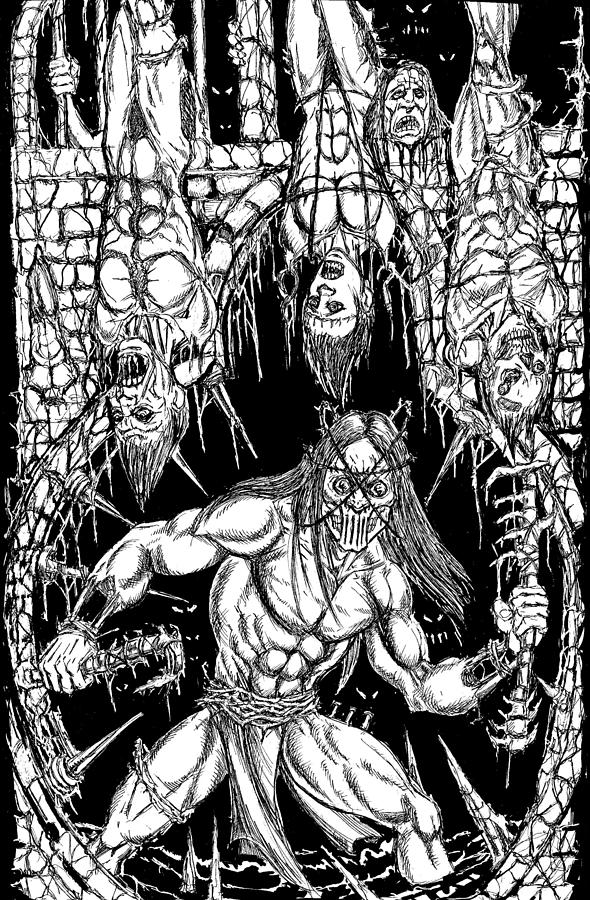 Hell Drawing by Alaric Barca - Fine Art America