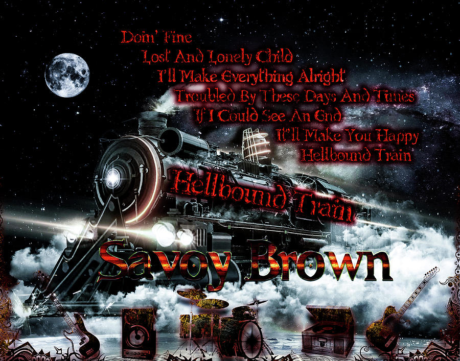 Hellbound Train Digital Art by Michael Damiani