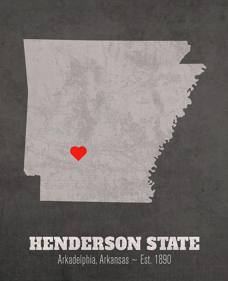 Henderson State University Arkadelphia Arkansas Founded Date Heart Map