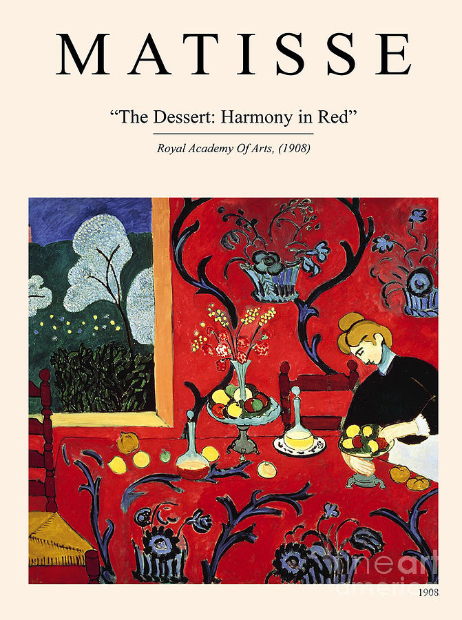 Henri Matisse, Harmony In Red Digital Art by David Taylor - Fine Art ...