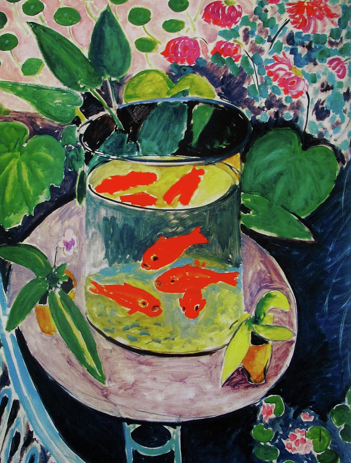 Henri Matisse's The Goldfish Painting by Vintage Images - Fine Art America