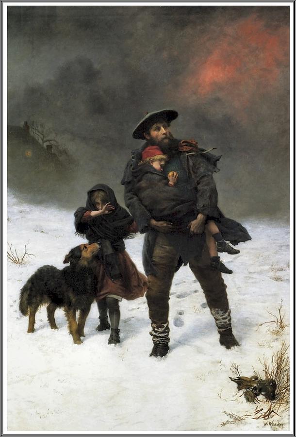 Herbert William Weekes 1856-1909 Two of His Flock Painting by Artistic ...