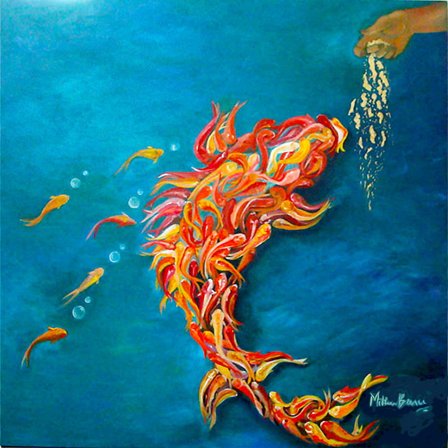 Here 'n' Now' Painting by Mithu Basu - Fine Art America