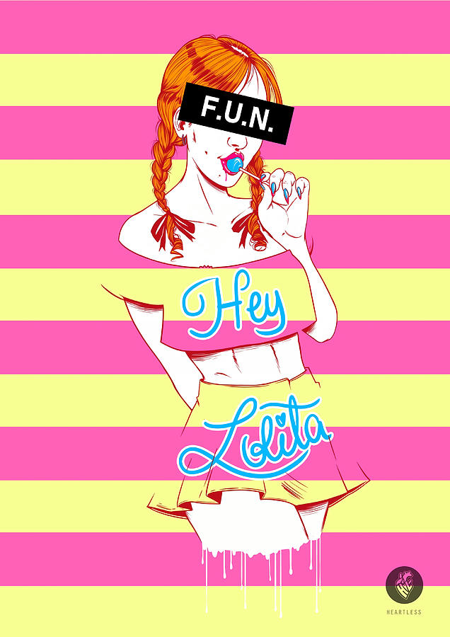 Hey Lolita hey Poster 80s Painting by Karl Davies - Pixels