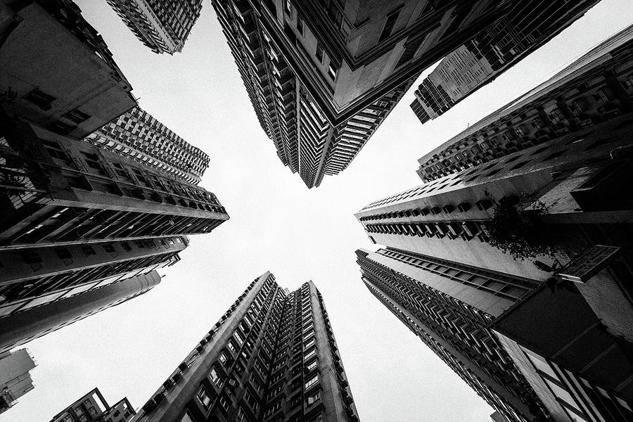 High rises in Hong Kong Photograph by Dennis Diatel - Fine Art America