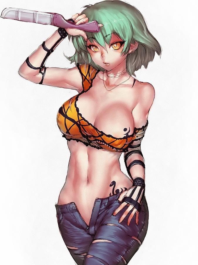 Hikage Senran Kagura Drawing By Fumio Fine Art America