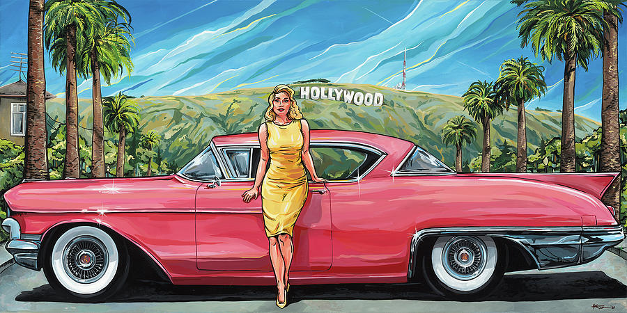 Hollywood Painting by Kate Cook - Fine Art America