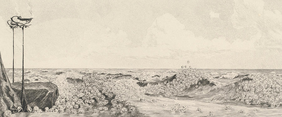 Homage Drawing by Max Klinger - Fine Art America