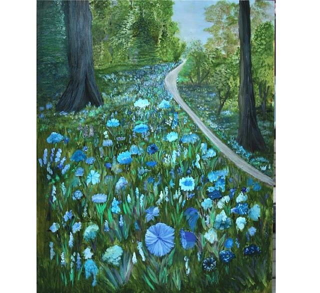 Homage to Hodges Gardens Painting by Monica Hebert - Fine Art America