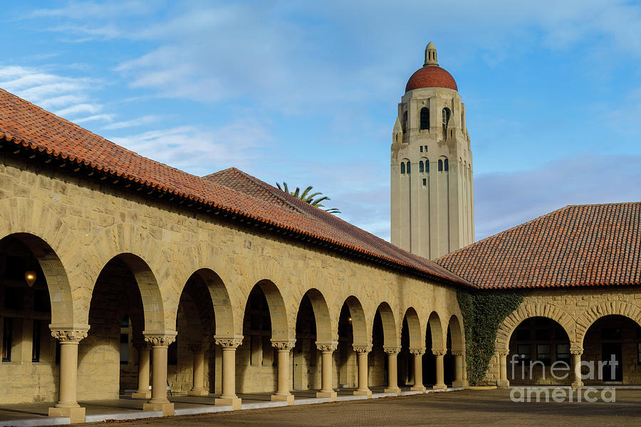 Hoover Tower and Colonnades at Stanford University Photograph by Yuval Helfman | Pixels