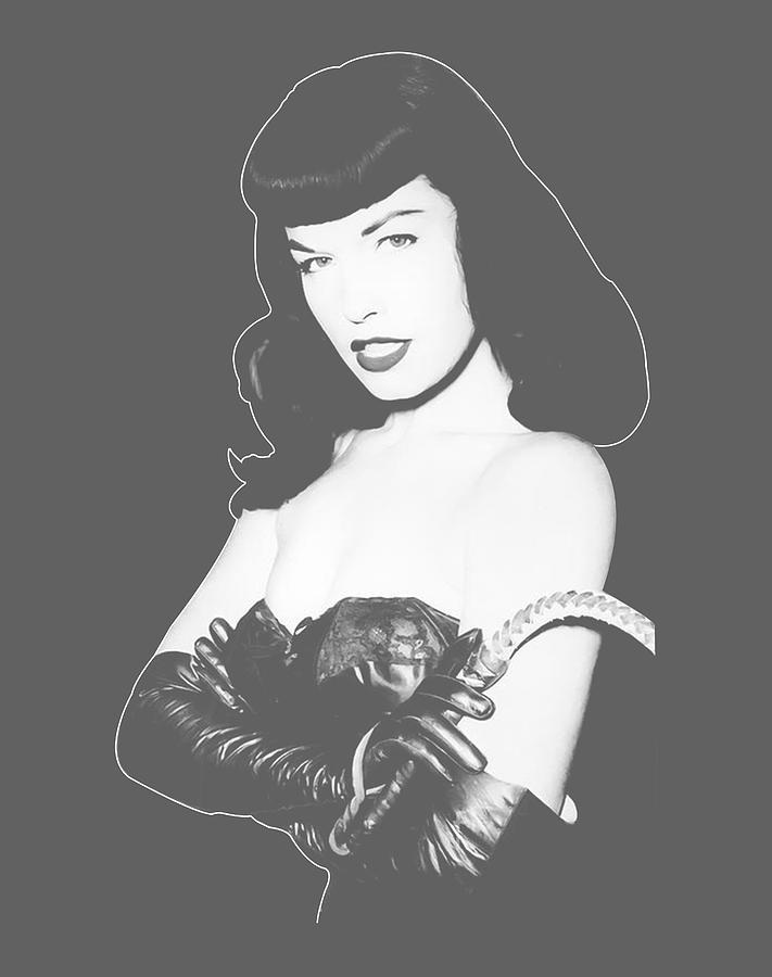 Horror Movie Tee Bettie Mae Page Betty Queen Of Pinups Classic Cool For