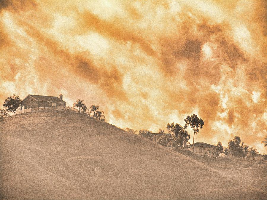 House on the Hill Digital Art by Doty Vision - Pixels