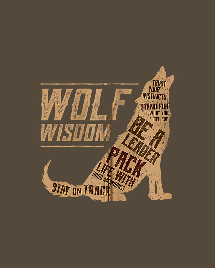Howling Wolf Wisdom Inspirational Motivational Wolves Digital Art by ...