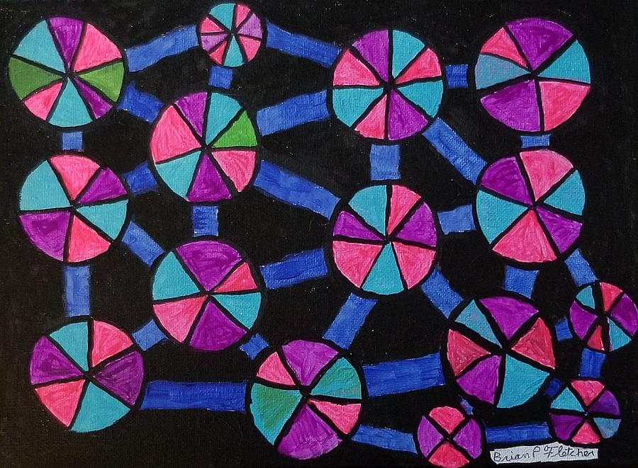 Human DNA Painting by Brian Fletcher - Fine Art America