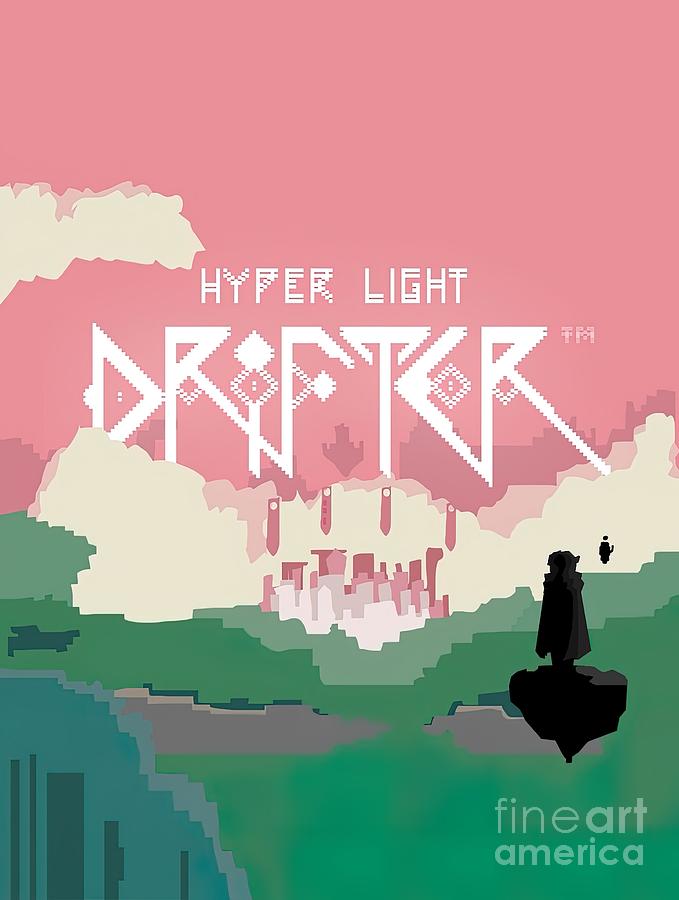 Hyper Light Drifter Painting by Davis Hunter - Fine Art America