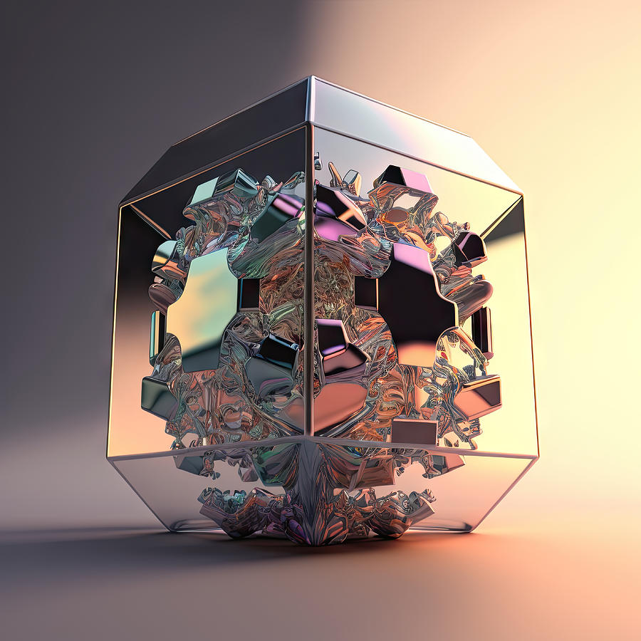 Hypercube IX Digital Art by Hyper Forms - Pixels
