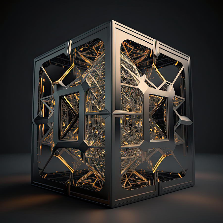 Hypercube VI Digital Art by Hyper Forms - Pixels