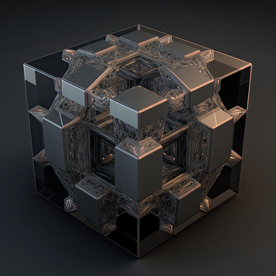Hypercube VII Digital Art by Hyper Forms - Pixels