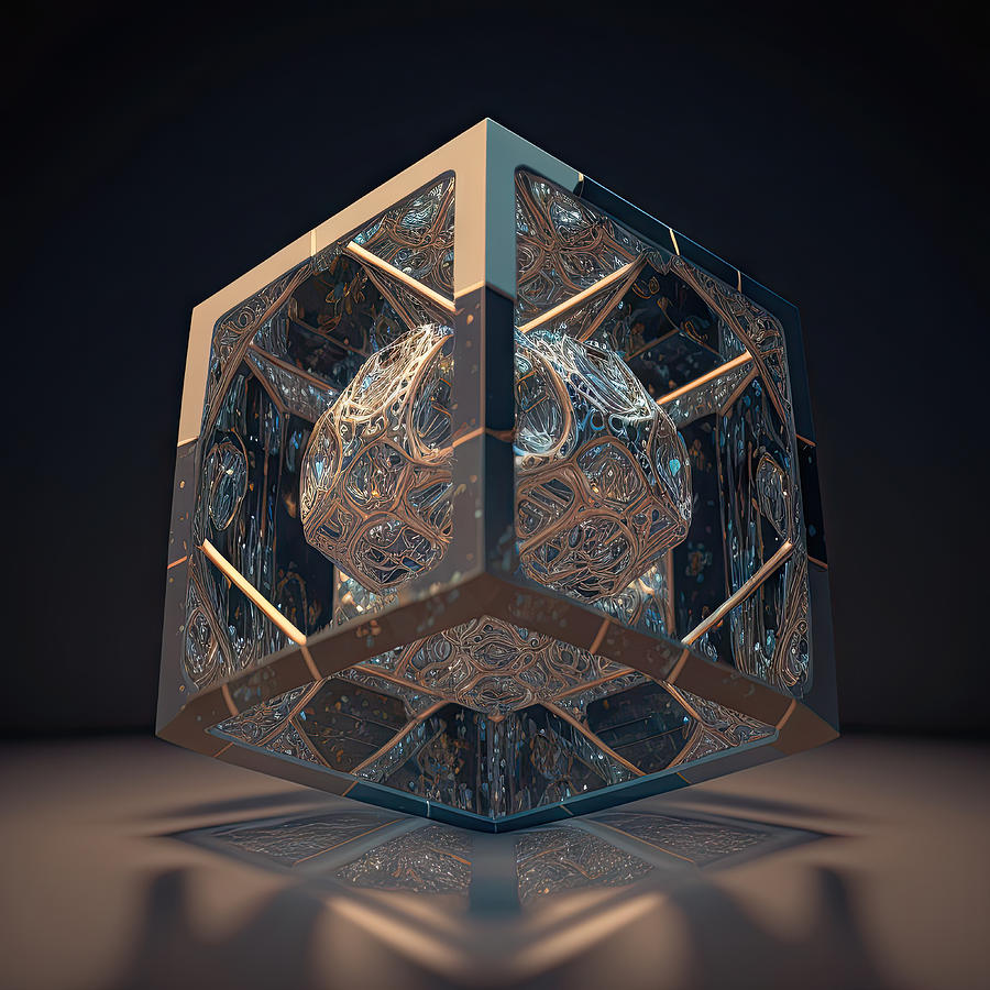 Hypercube XIV Digital Art by Hyper Forms - Fine Art America