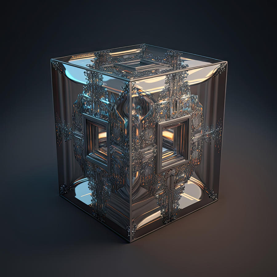 Hypercube XV Digital Art by Hyper Forms - Fine Art America