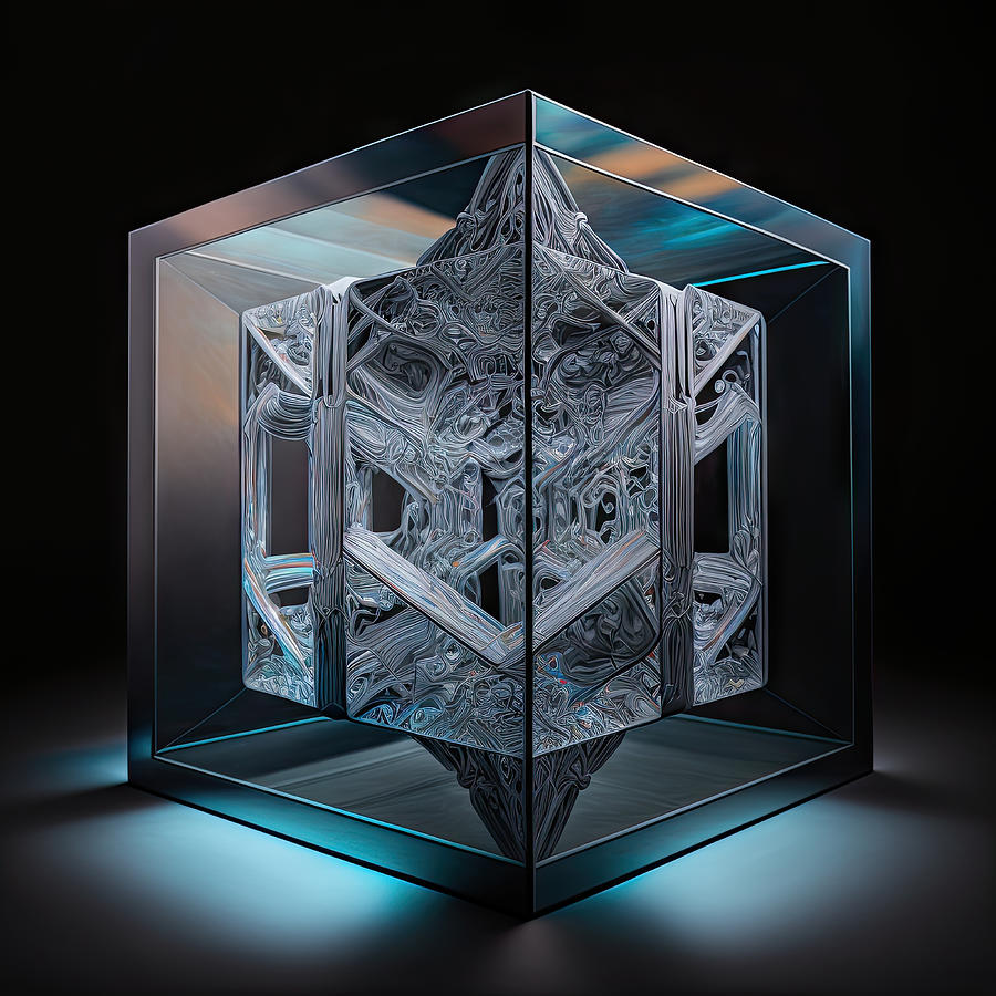 Hypercube XVI Digital Art by Hyper Forms - Fine Art America