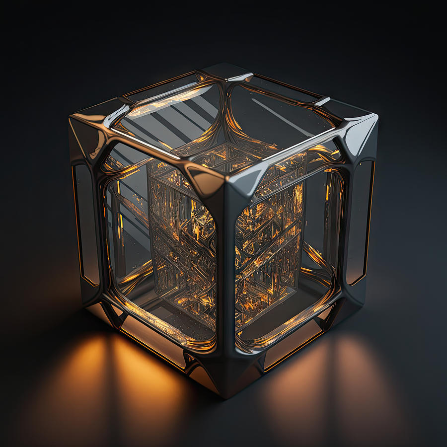 Hypercube XX Digital Art by Hyper Forms - Fine Art America