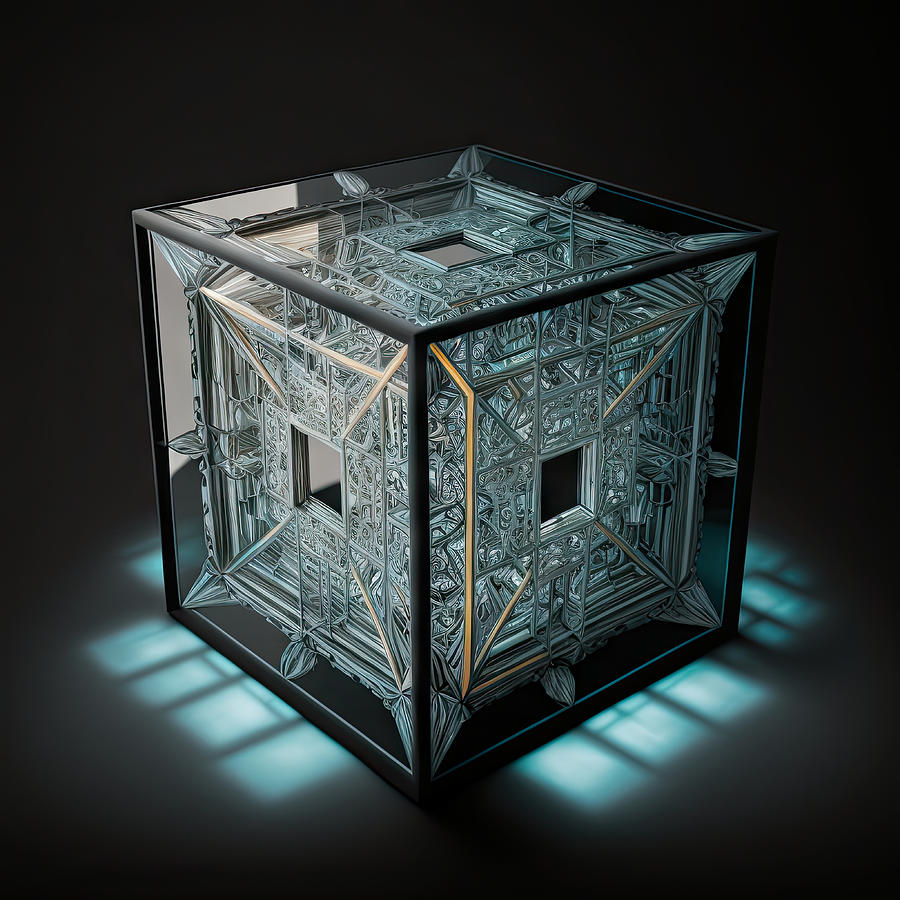 Hypercube XXI Digital Art by Hyper Forms - Pixels