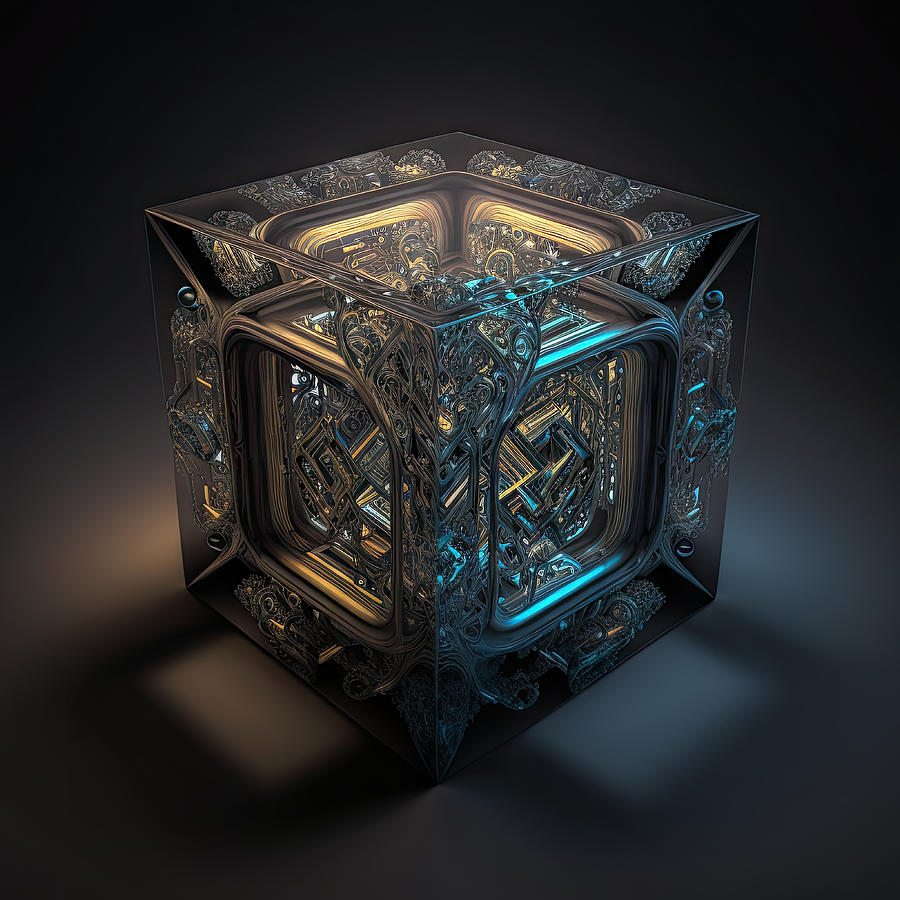 Hypercube XXIII Digital Art by Hyper Forms - Fine Art America