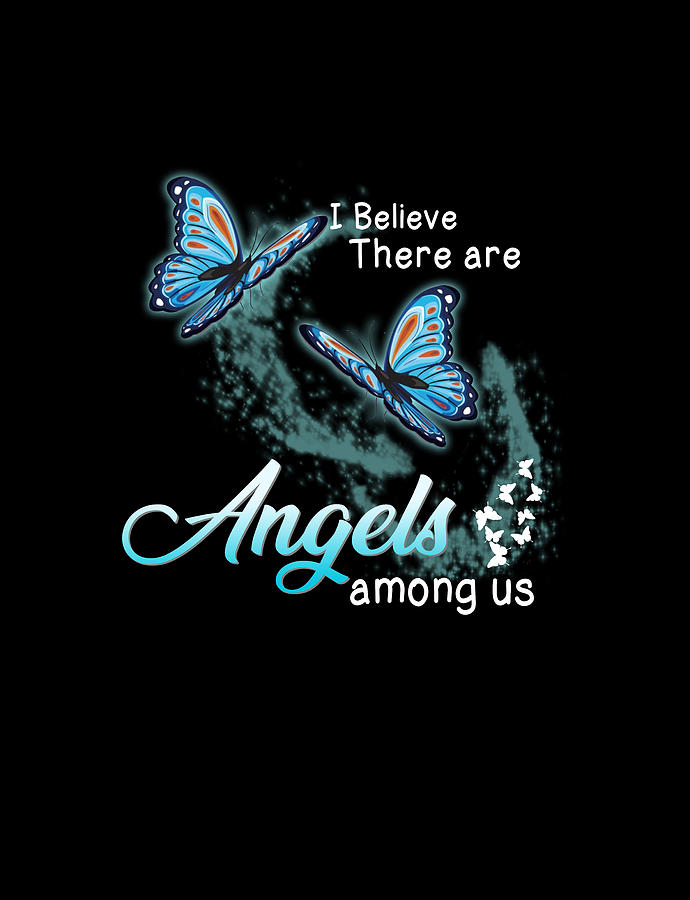 I Believe There Are Angels Among Us 2 Digital Art By Huong Le Fine