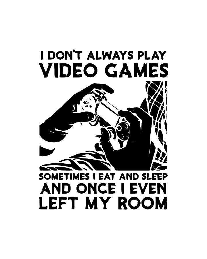 I Don't Always Play Video Games Funny Gamer Jewelry by Renea Thull ...