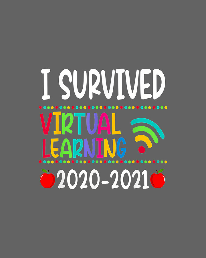 I Survived Virtual Learning 2020 2021 School Tapestry - Textile by ...