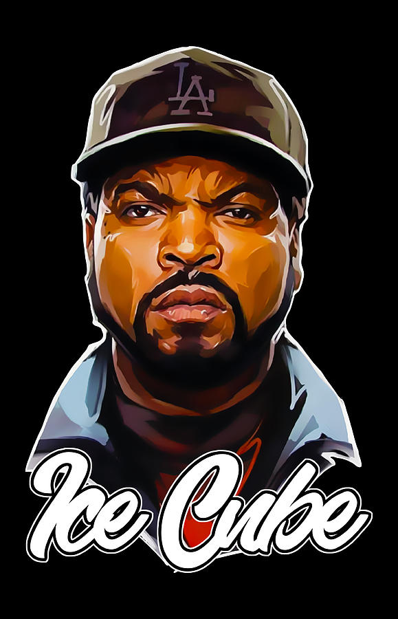 Ice Cube Rap Digital Art by Alberta Porta | Pixels