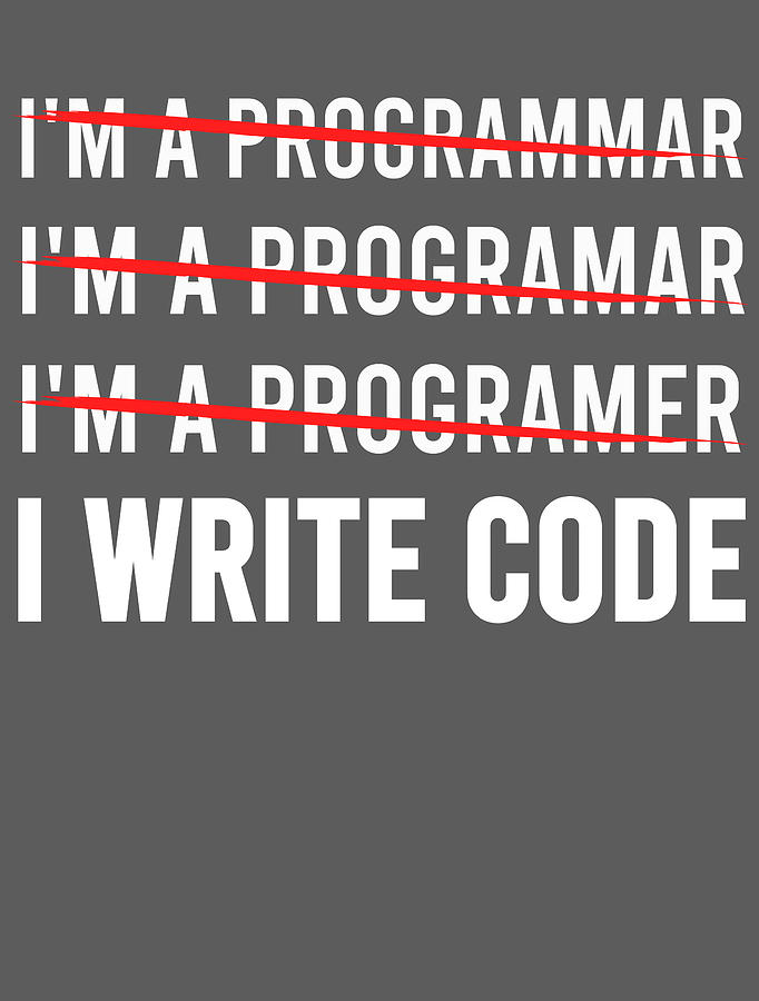 I'M A Programmer - Software Engineering For Men Women Kids Developer Coder Engineer Digital Art ...