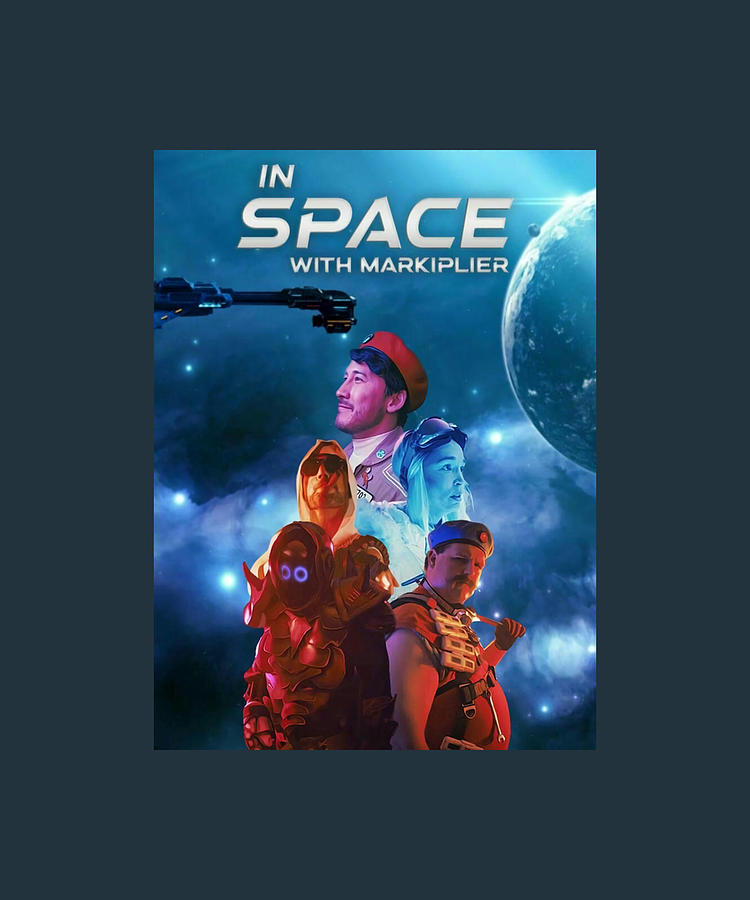 In space with markiplier Poster nature Painting by Ethan Bennett - Fine ...