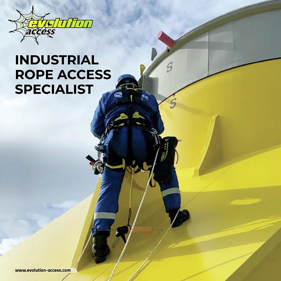 Industrial Rope Access Services Photograph by Evolution Access - Fine Art America