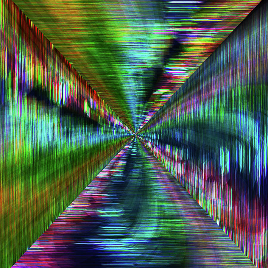 Infinite Corridor Digital Art by Phil Powers