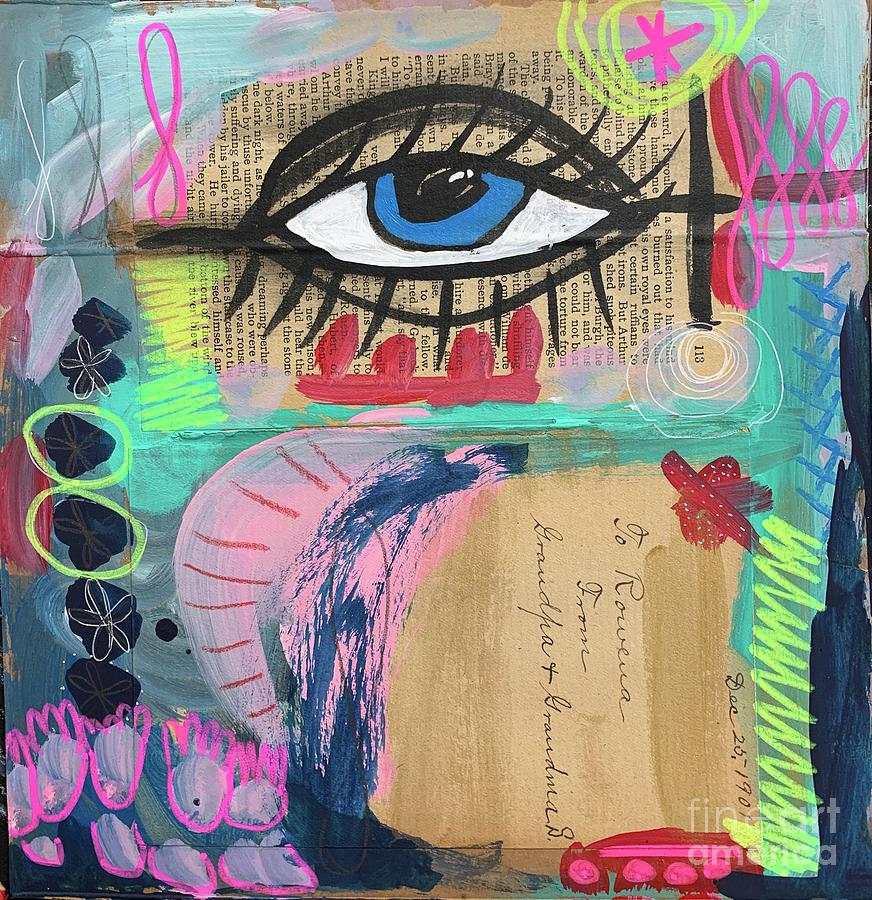 Infinity eye Painting by Vickie Hoskins - Pixels