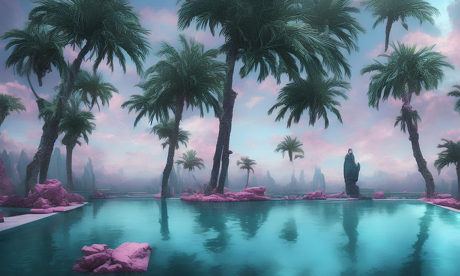 Infinity Pool Digital Art by Michael - Fine Art America