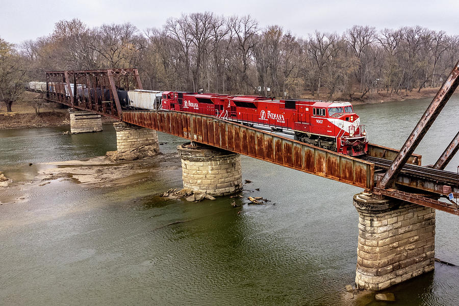 Inrd 9007 Emd Sd9043mac Pyrography by Steelrails Photography - Fine Art ...