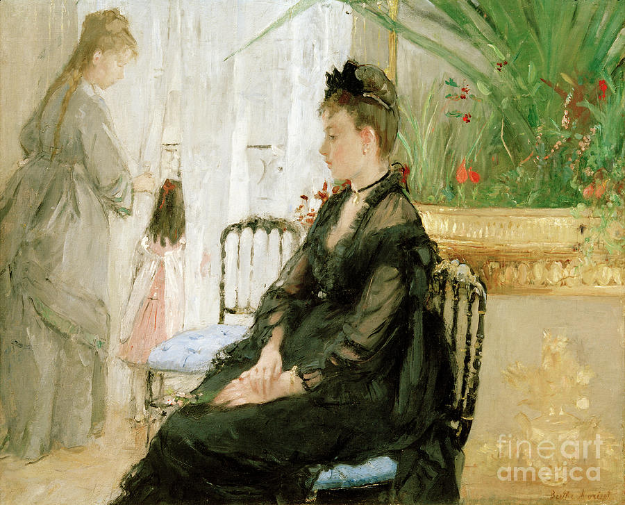 Interior AKG812090 Painting by Berthe Morisot - Fine Art America