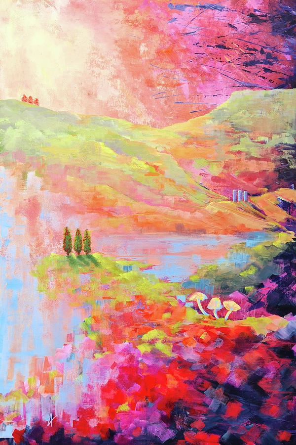 Interlinked Painting by A Burrows - Fine Art America