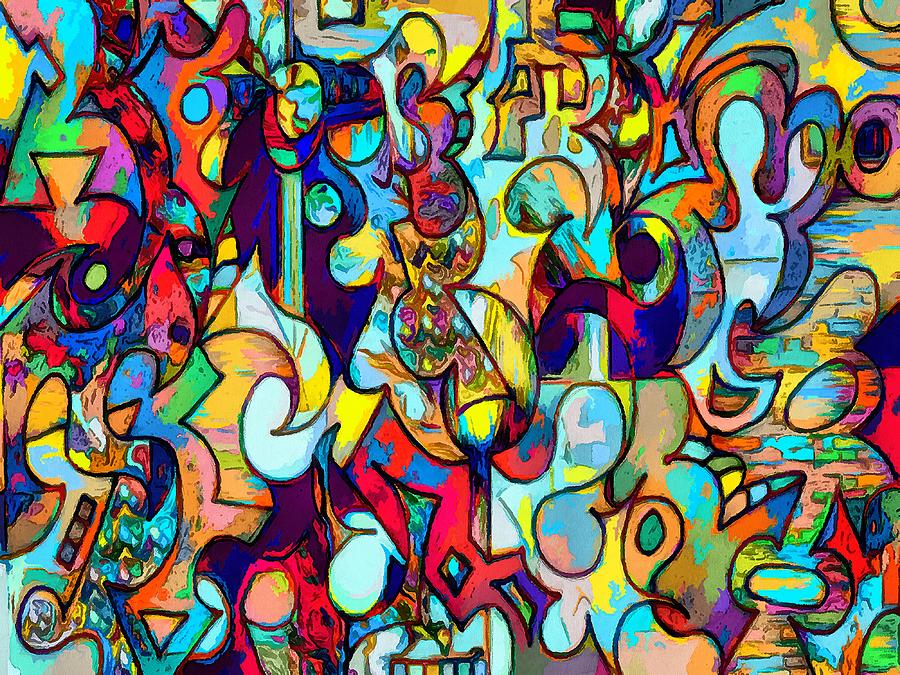 Interlocking Pieces Digital Art by Rob Olson - Fine Art America