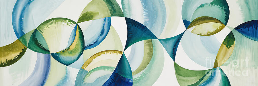 Interlocking shapes Digital Art by Aged Pixel - Pixels